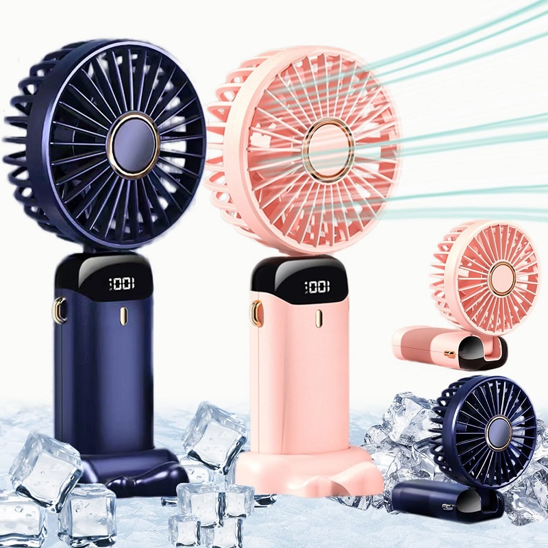 Portable Electric Fan with Smart Led Digital Display - Shopnest BD